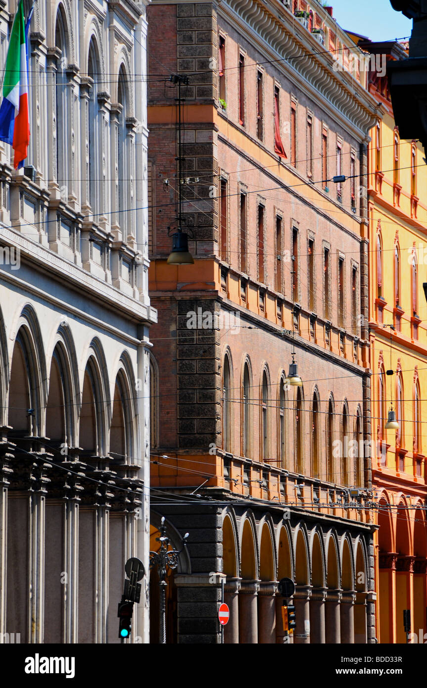 Architecture in Bologna city centre, Bologna, Italy Stock Photo - Alamy