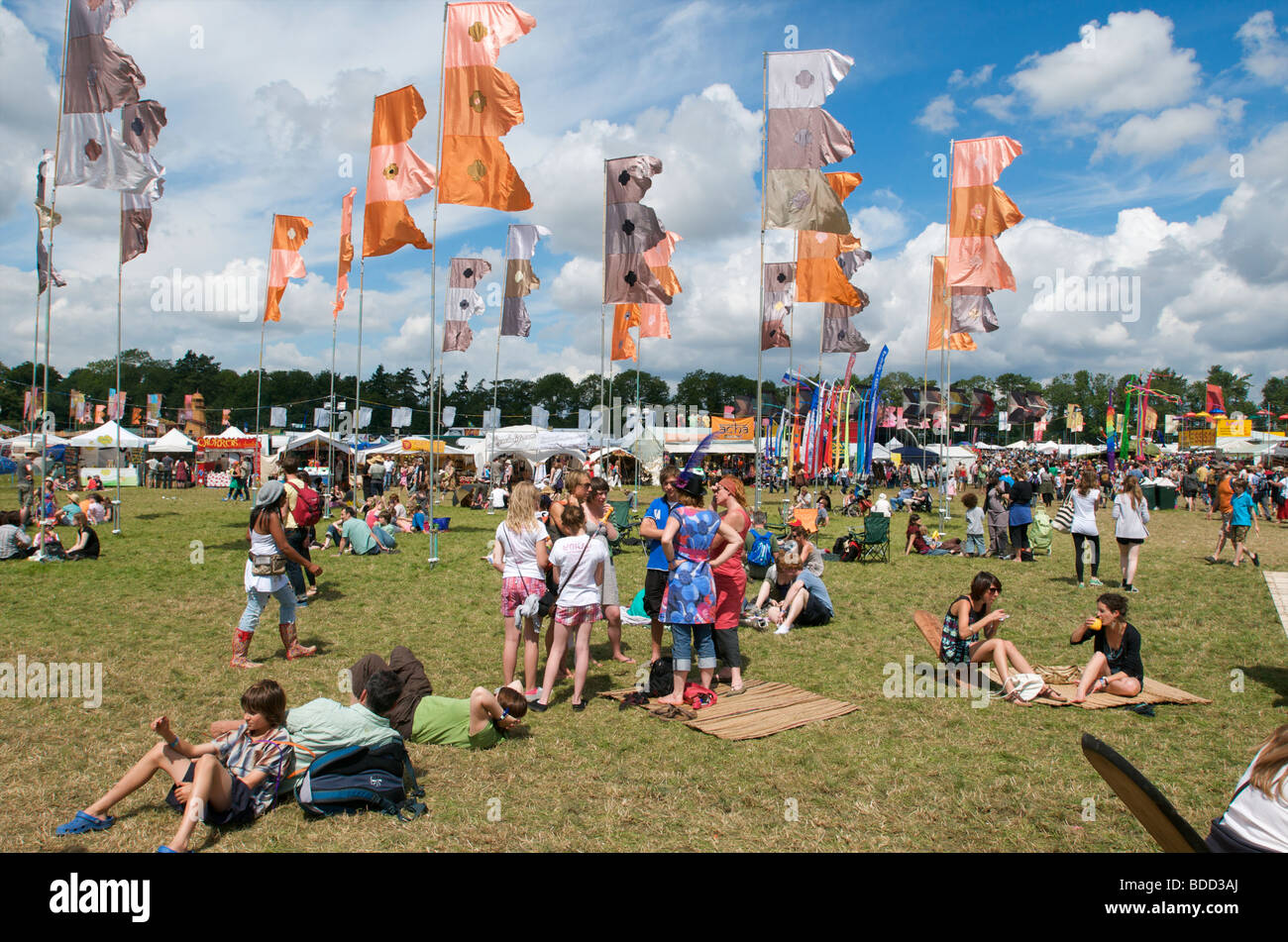 Crowds and tents at womad hi-res stock photography and images - Alamy