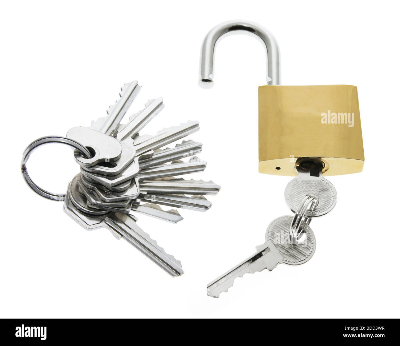 Lock and Keys Stock Photo - Alamy