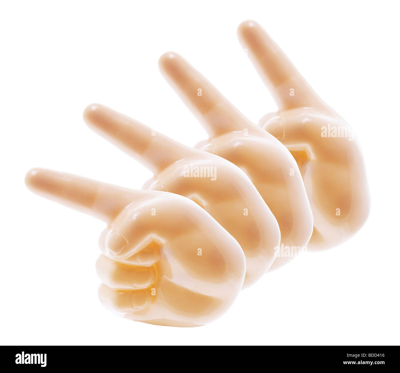 Pointing hands cutout hi-res stock photography and images - Alamy