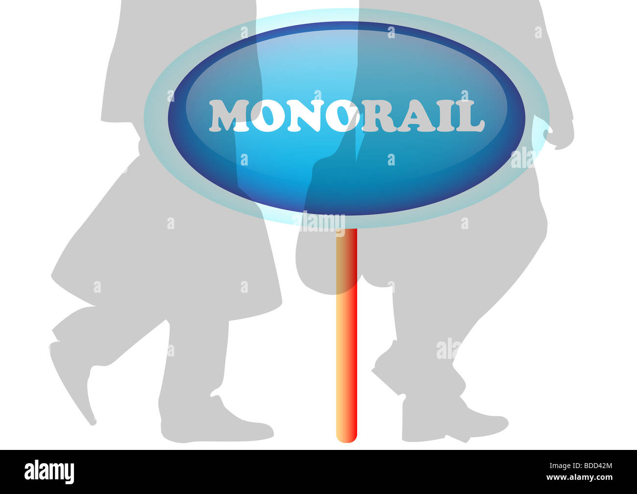 Monorail silhouette hi-res stock photography and images - Alamy