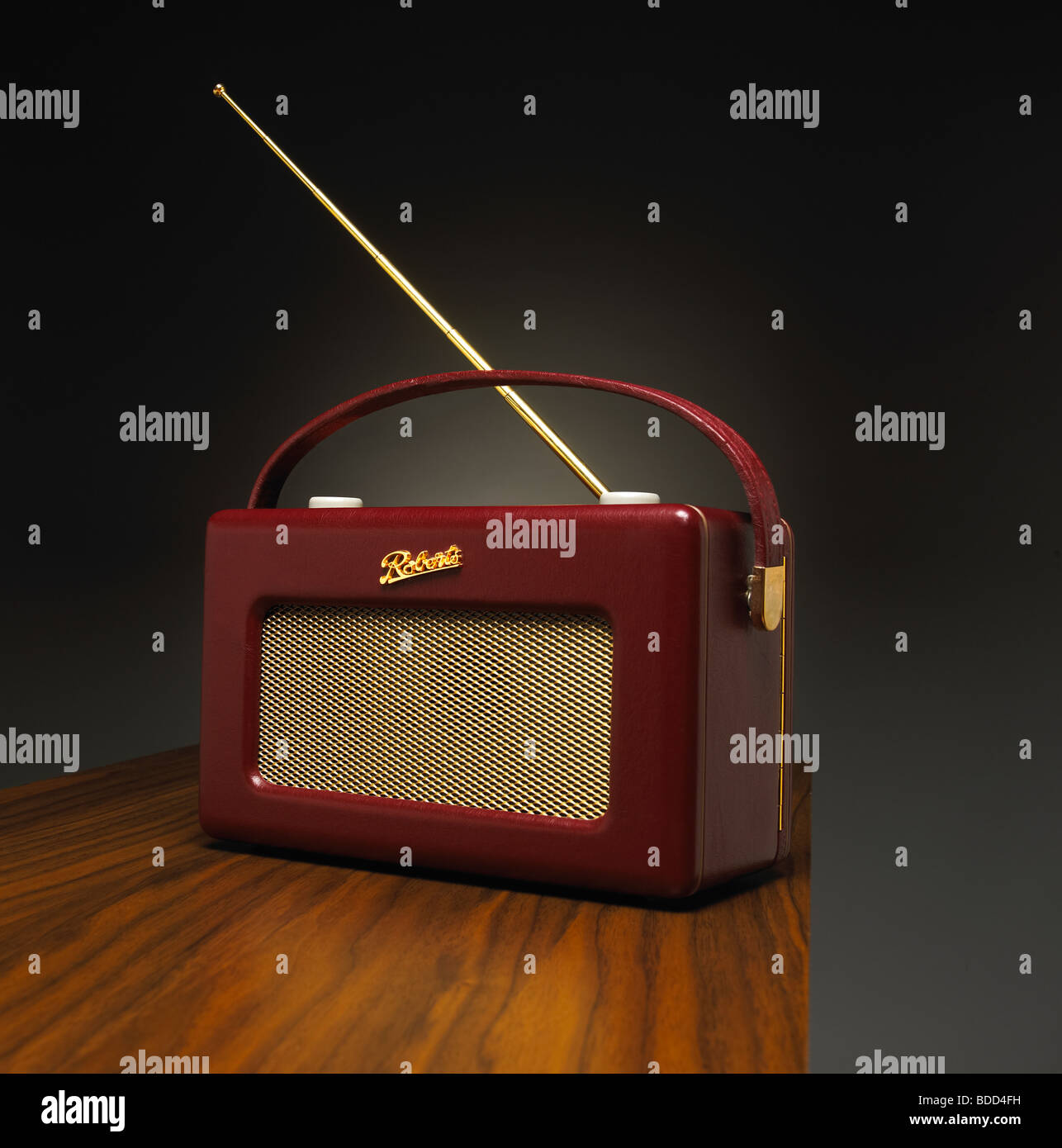 Classic Leather Roberts Radio Stock Photo - Alamy