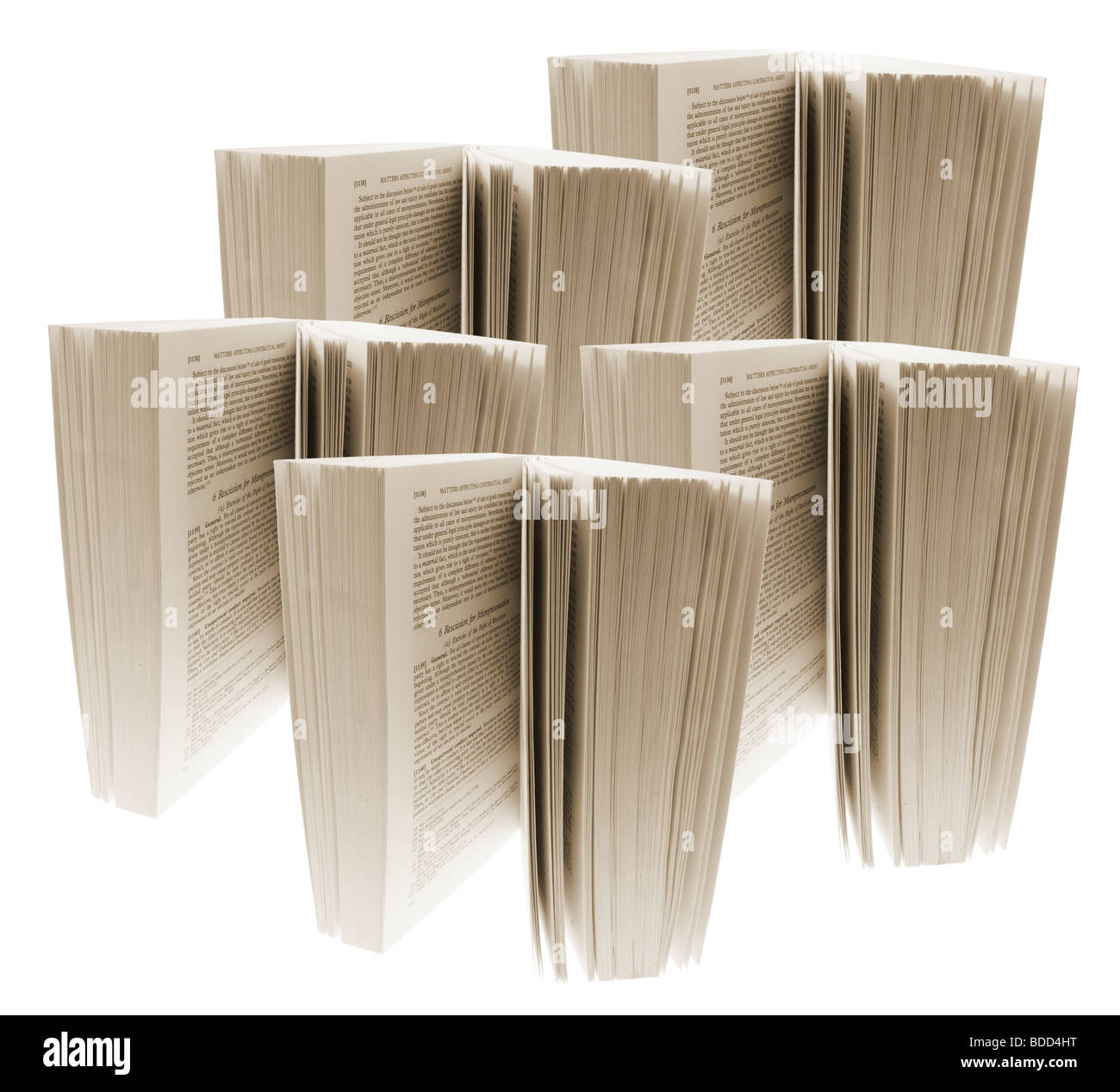 Educational textbooks Cut Out Stock Images & Pictures - Alamy
