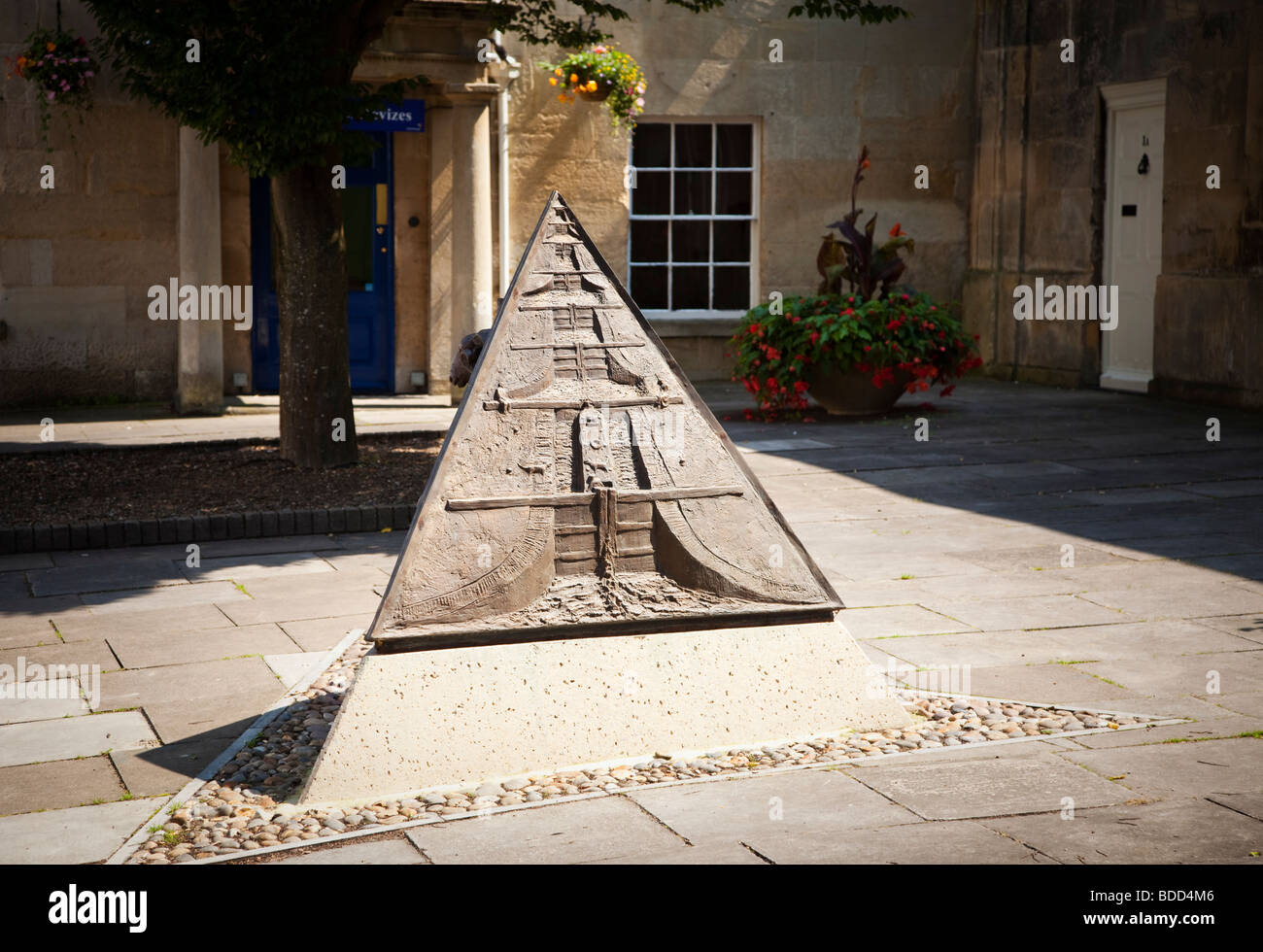The Devizes Pyramid public art in Devizes Wiltshire England UK Europe ...