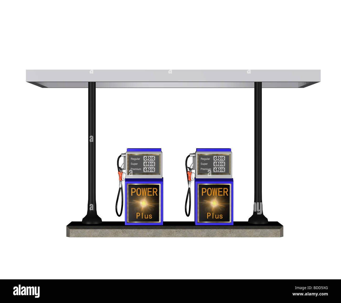 Petrol gas station fuel Cut Out Stock Images & Pictures - Alamy
