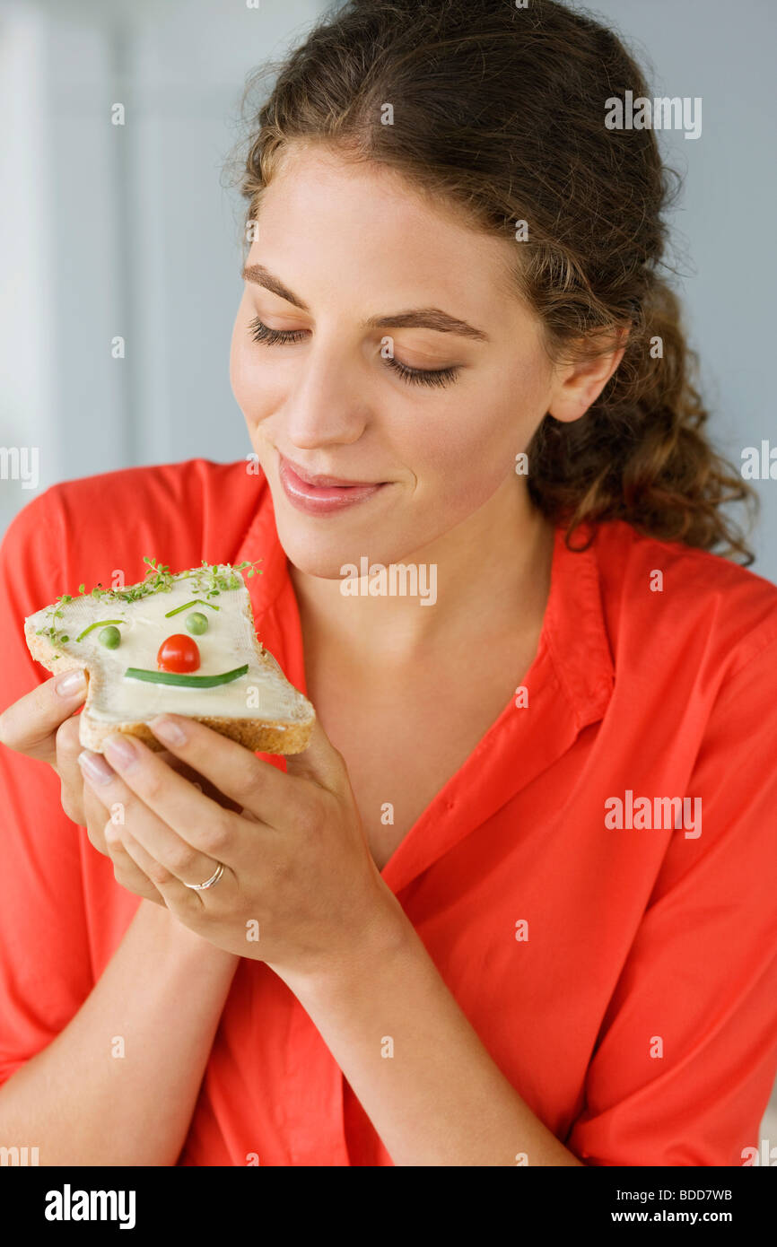 Smiley face sandwich hi-res stock photography and images - Alamy