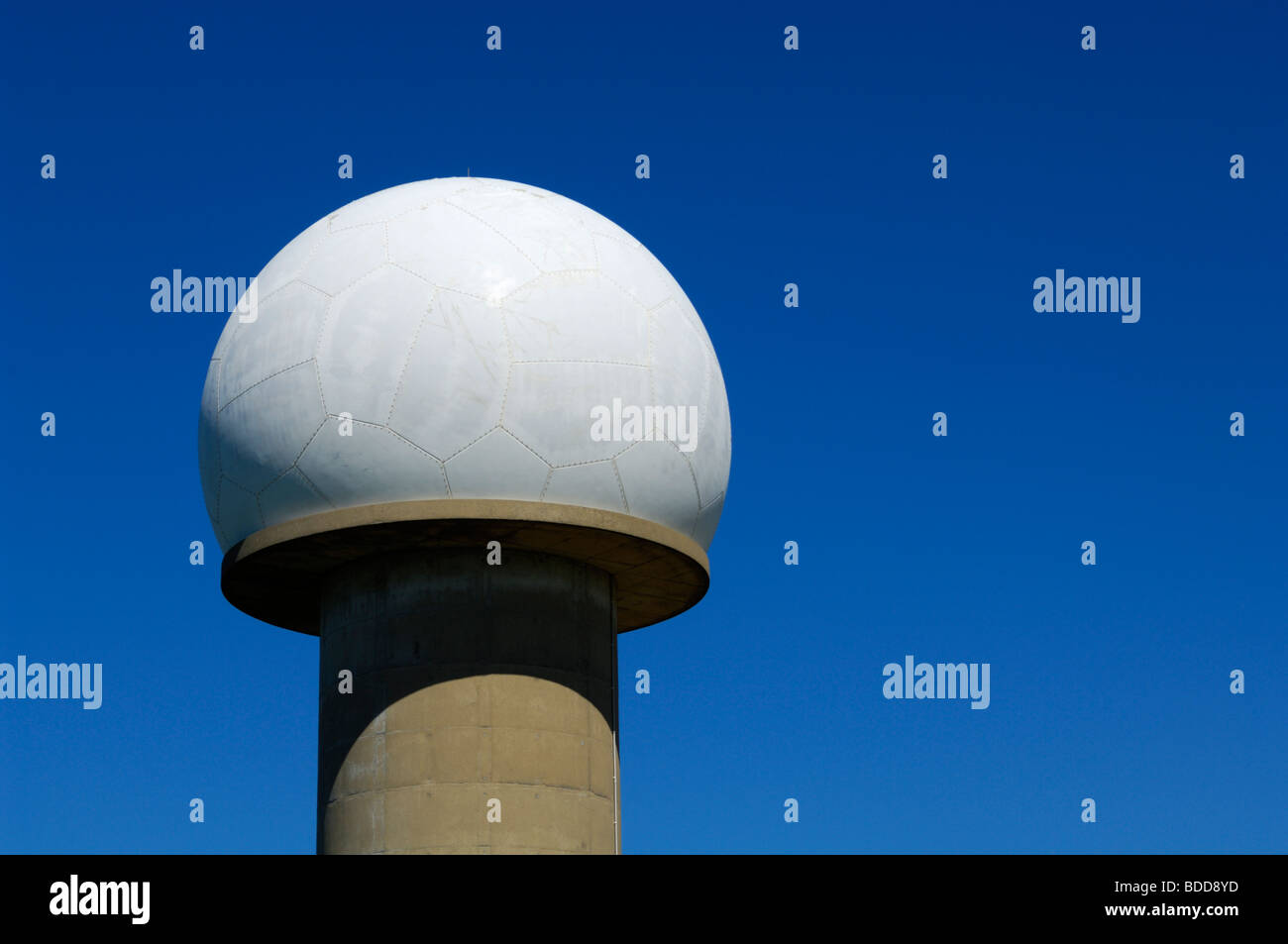 Radar tower at on at Hartland Point on the South West Coast Path near ...