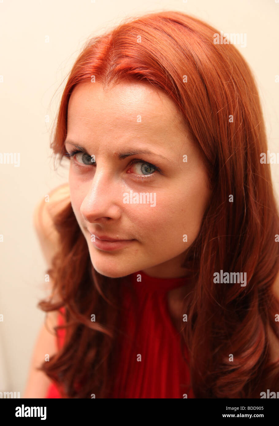 Portrait of a female aged 27 Stock Photo - Alamy