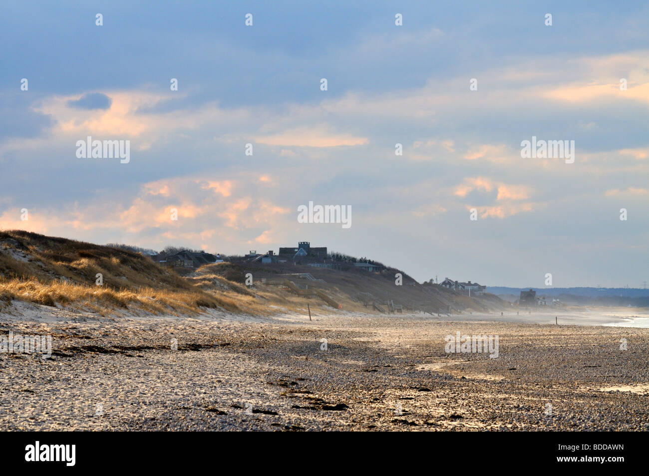 Dramatic sky with storm clouds over Sandy Neck beach in Sandwich and ...