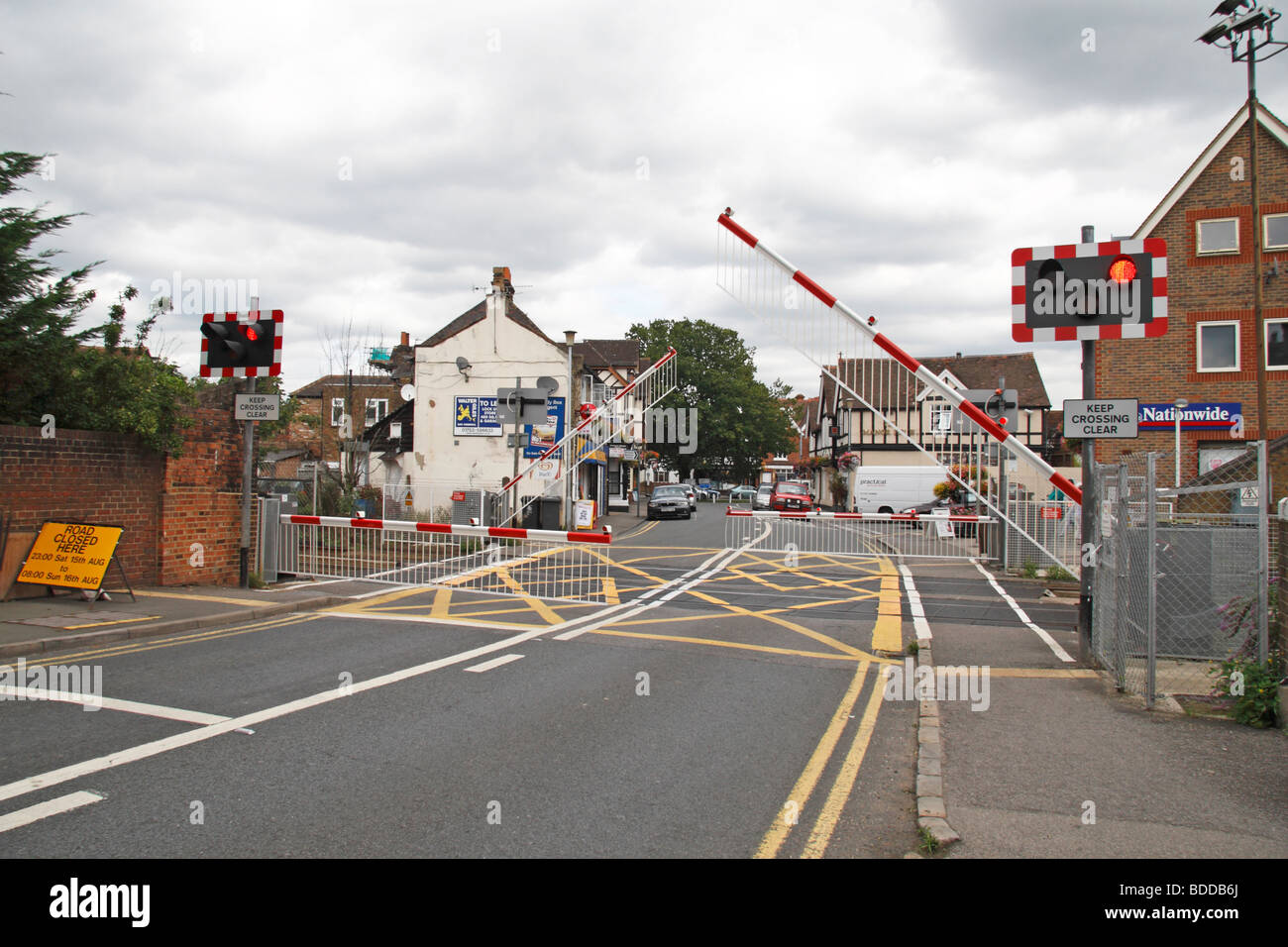 Barriers closing hi-res stock photography and images - Alamy