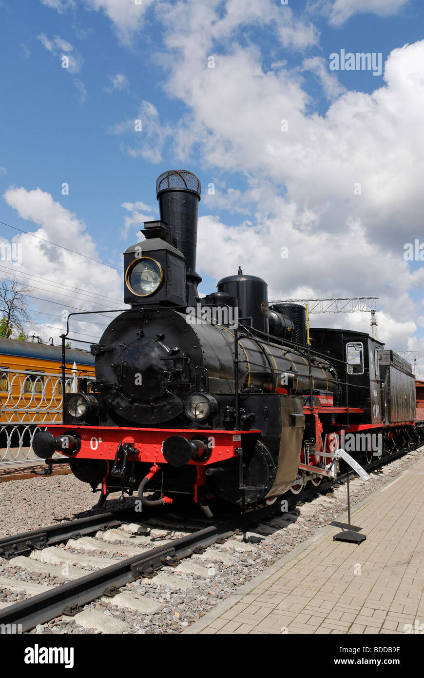 Russian retro steam locomotive Ov-841. Built in 1903 Stock Photo - Alamy