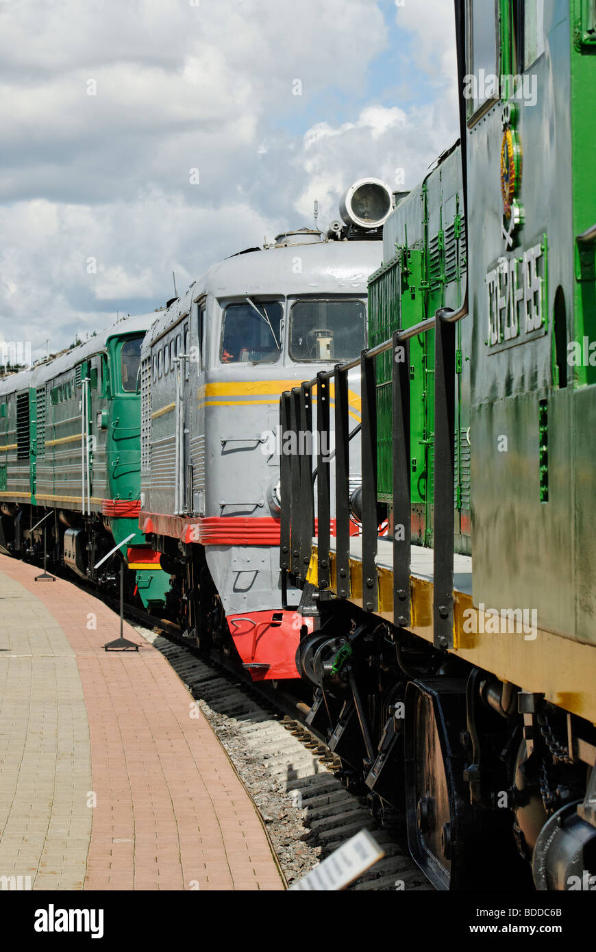 Railway museum diesel exhibits hi-res stock photography and images - Alamy