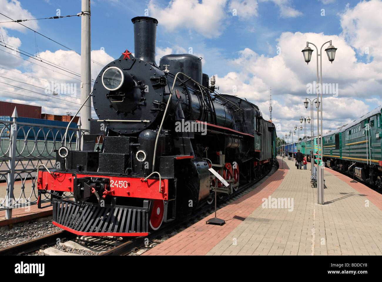 American Second World War steam locomotive Ea-2450 built by Baldwin ...