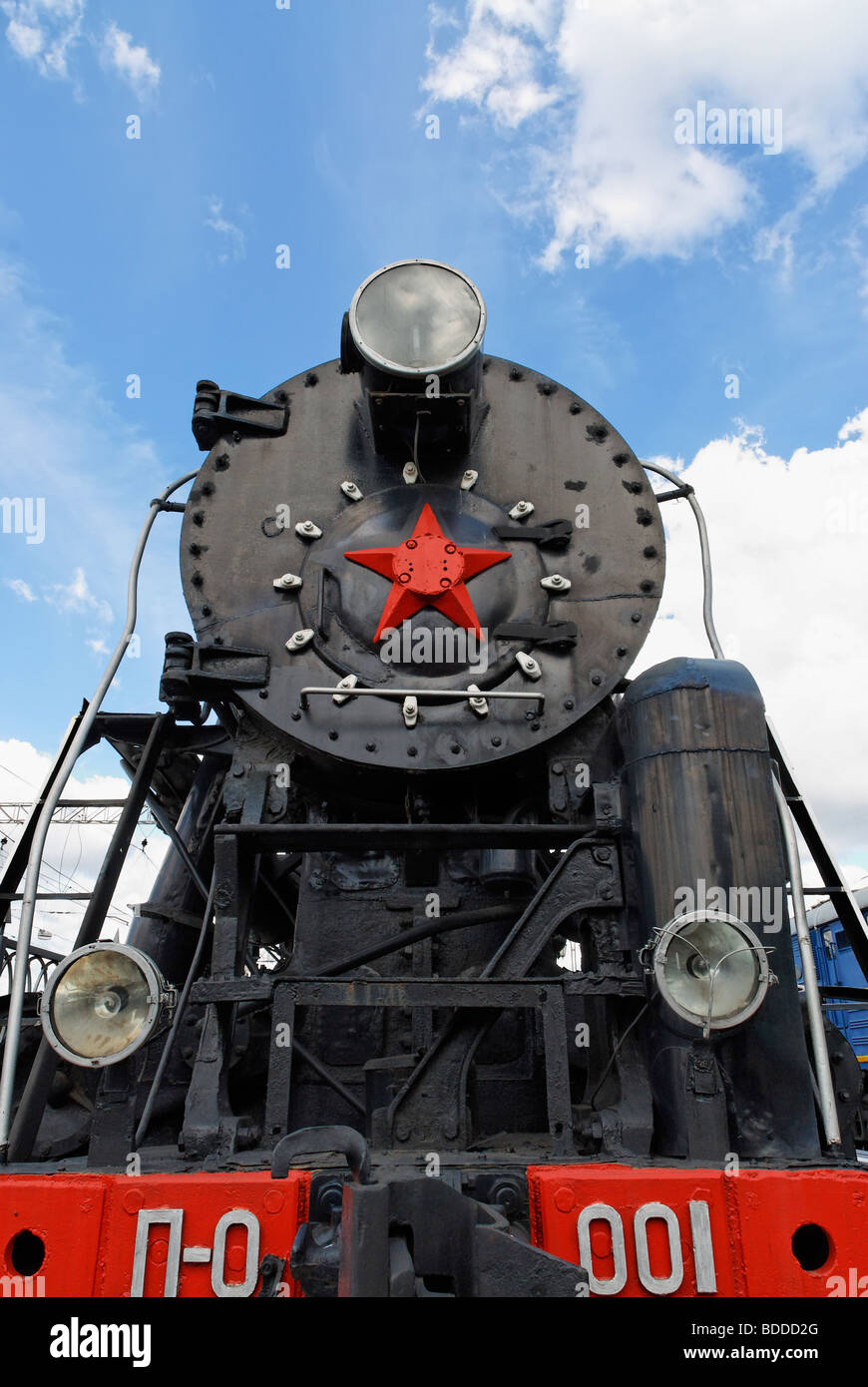 Front view steam locomotive hi-res stock photography and images - Alamy