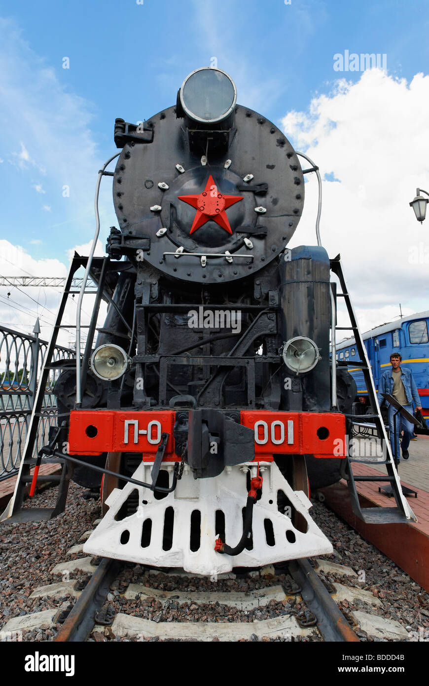 Front view steam locomotive hi-res stock photography and images - Alamy