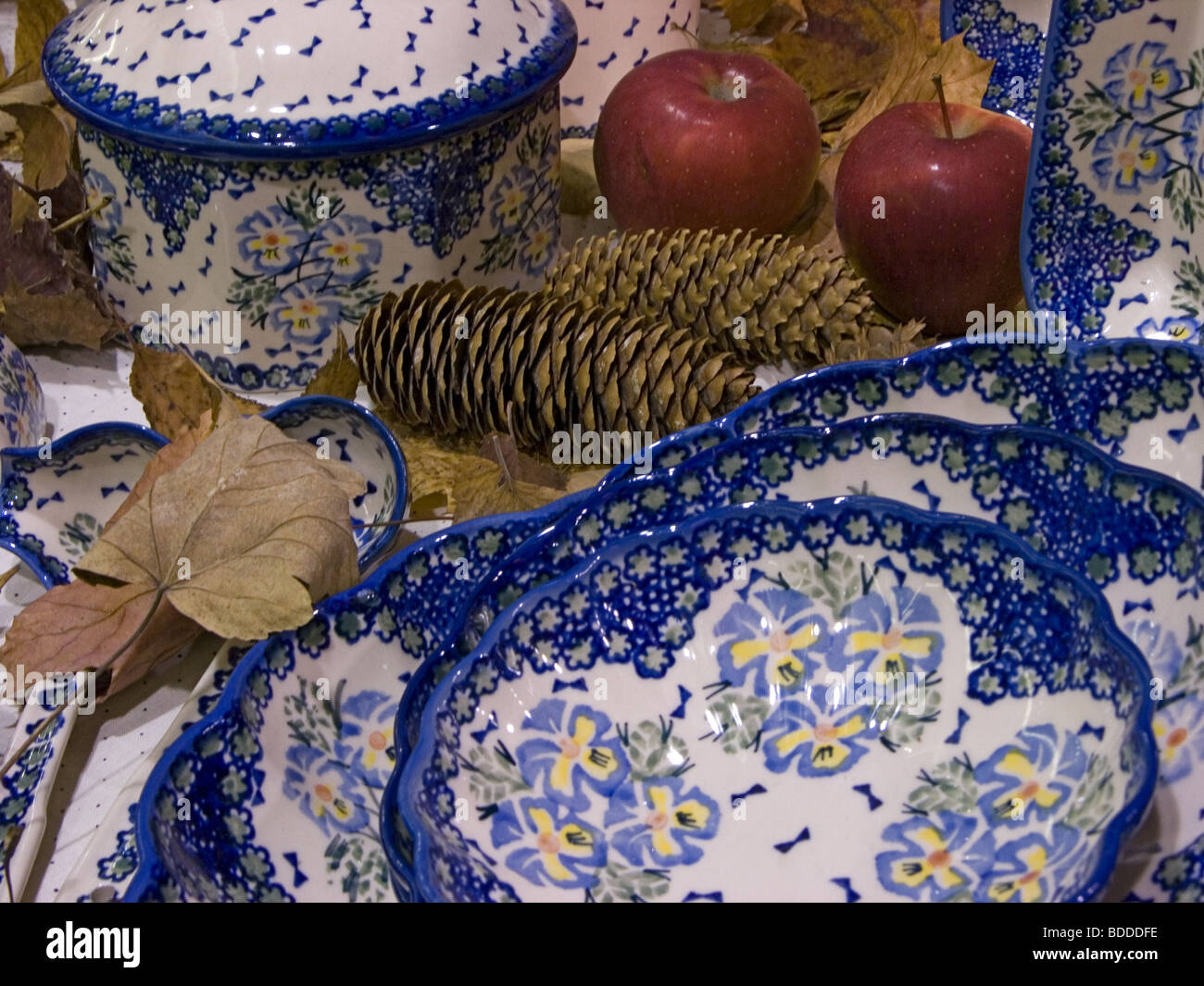 Pottery from boleslawiec hi-res stock photography and images - Alamy