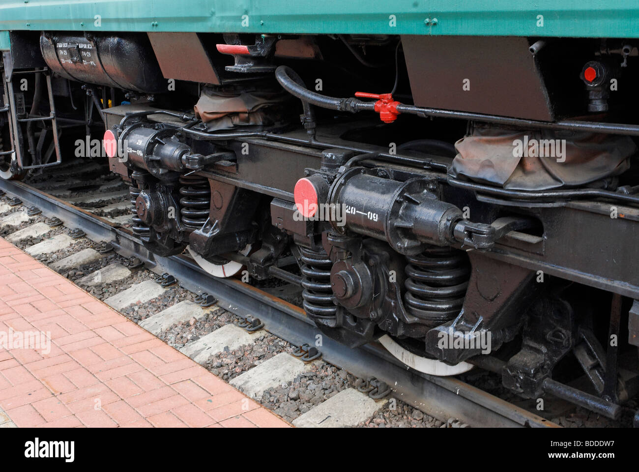 Train diesel wheels hi-res stock photography and images - Alamy