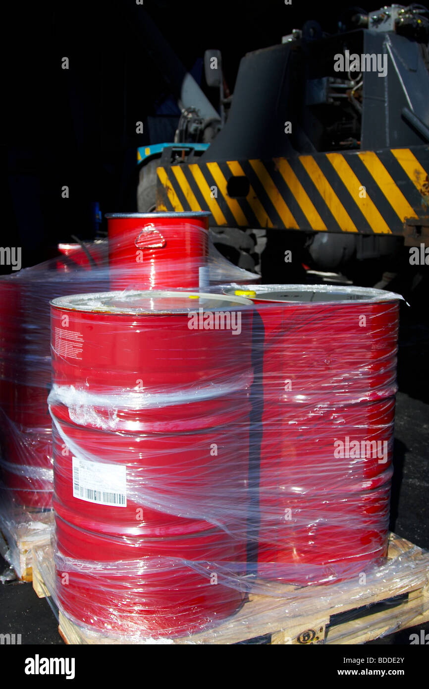 Barrel oil pile hi-res stock photography and images - Alamy