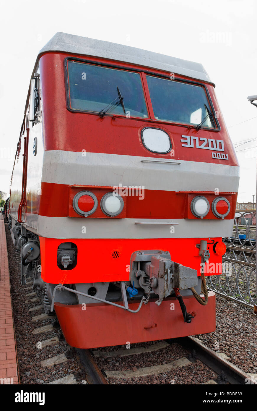 Russian electric locomotive EP200 Stock Photo - Alamy