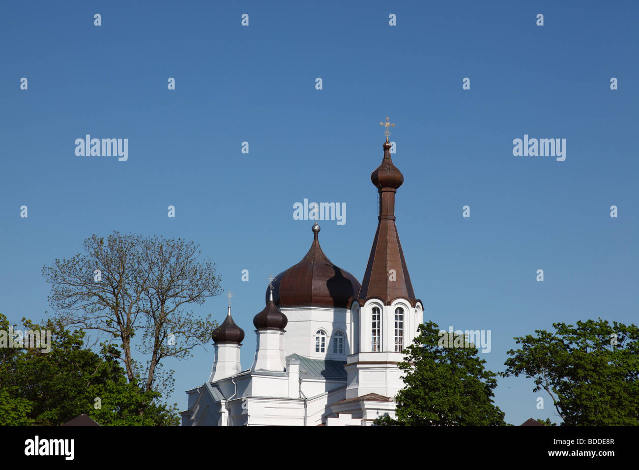 Russian orthodox church in the village of Vasknarva, Northern Estonia ...