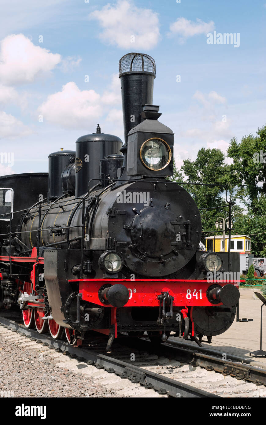Russian retro steam locomotive Ov-841. Built in 1903 Stock Photo - Alamy