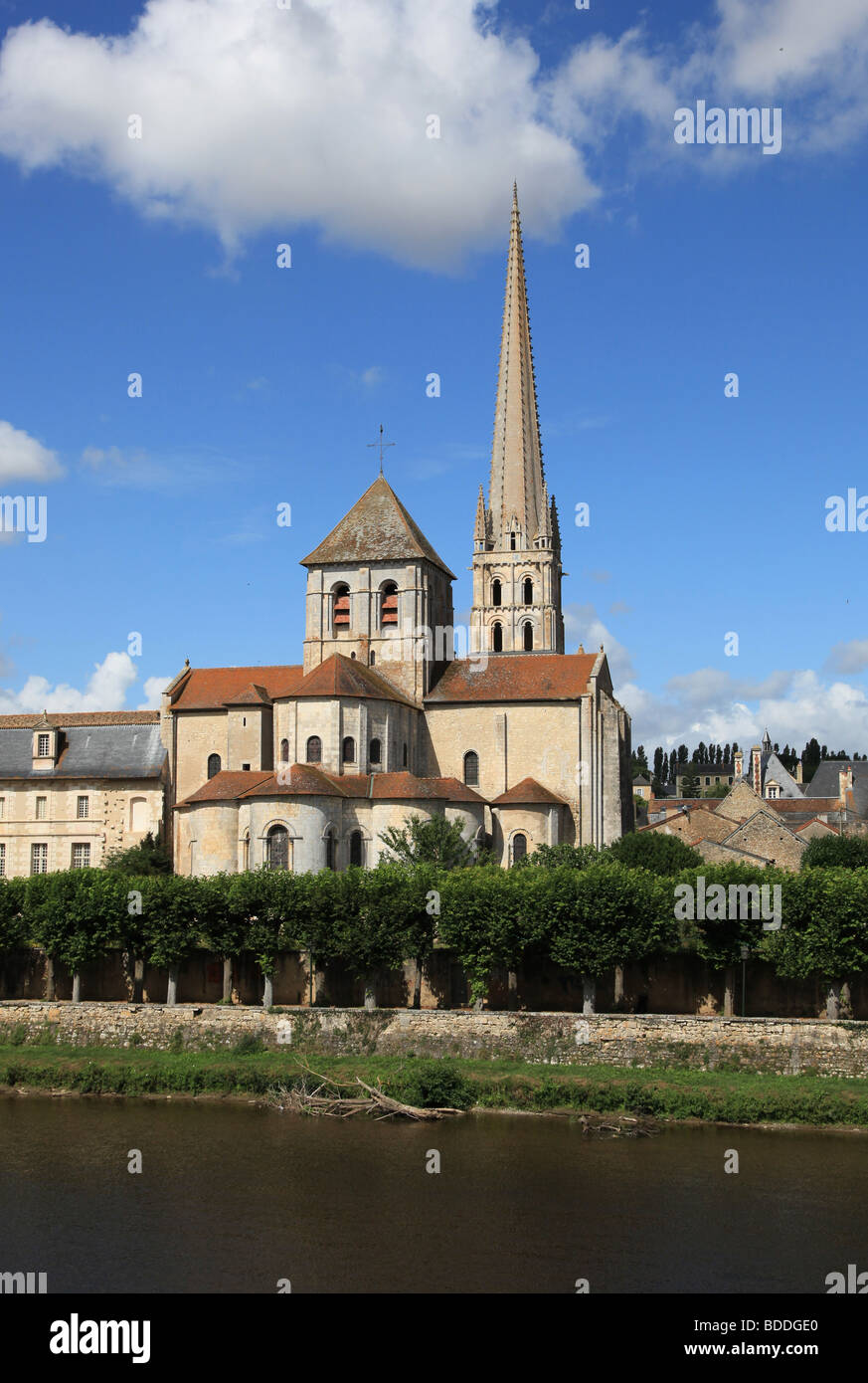 France Vienne Saint Savin Abbey Stock Photos & France Vienne Saint ...