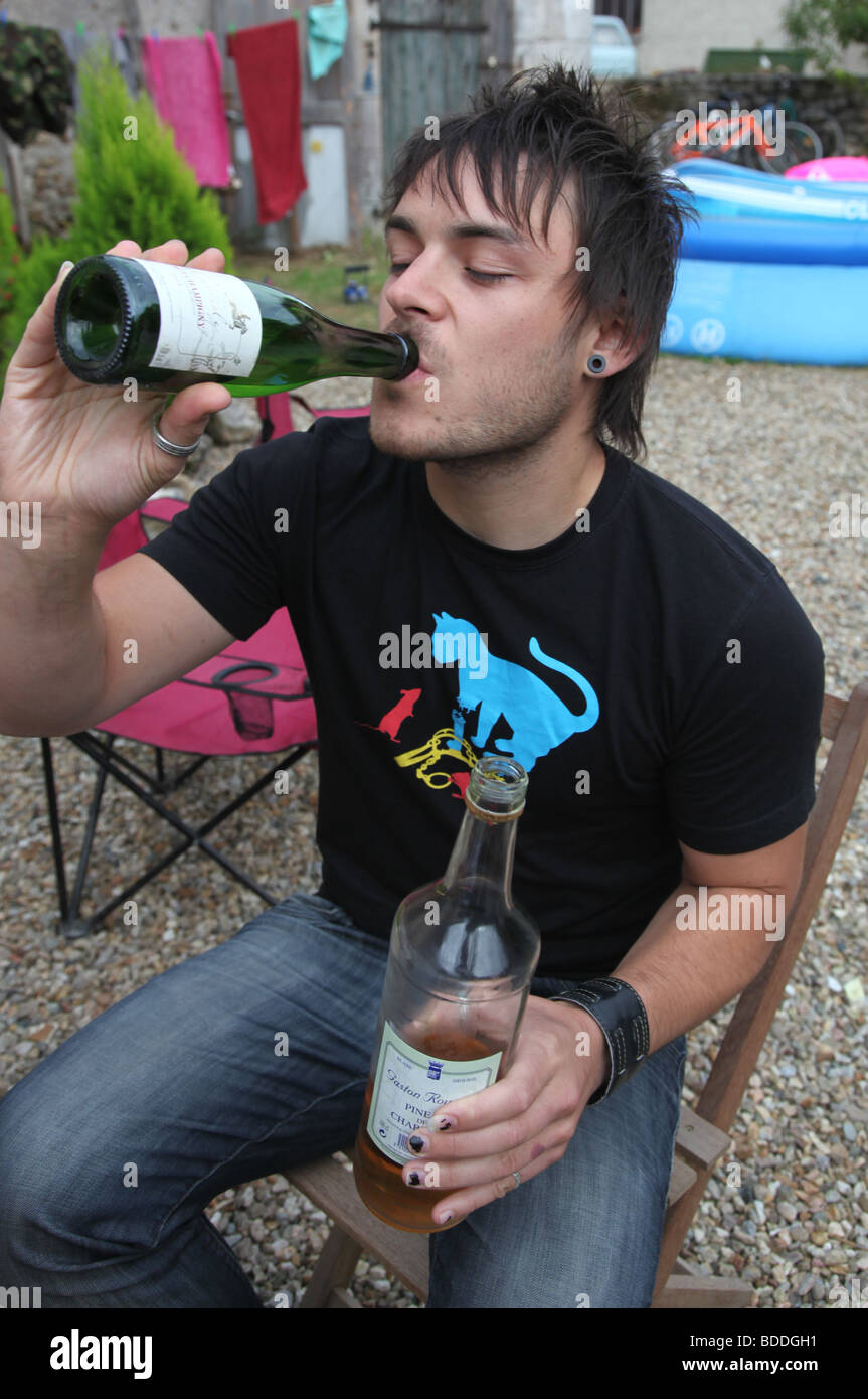 Drunken Brits Abroad Stock Photo - Alamy