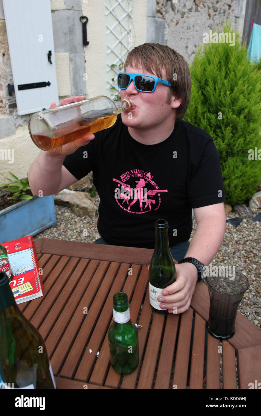 Drunken Brits Abroad Stock Photo - Alamy