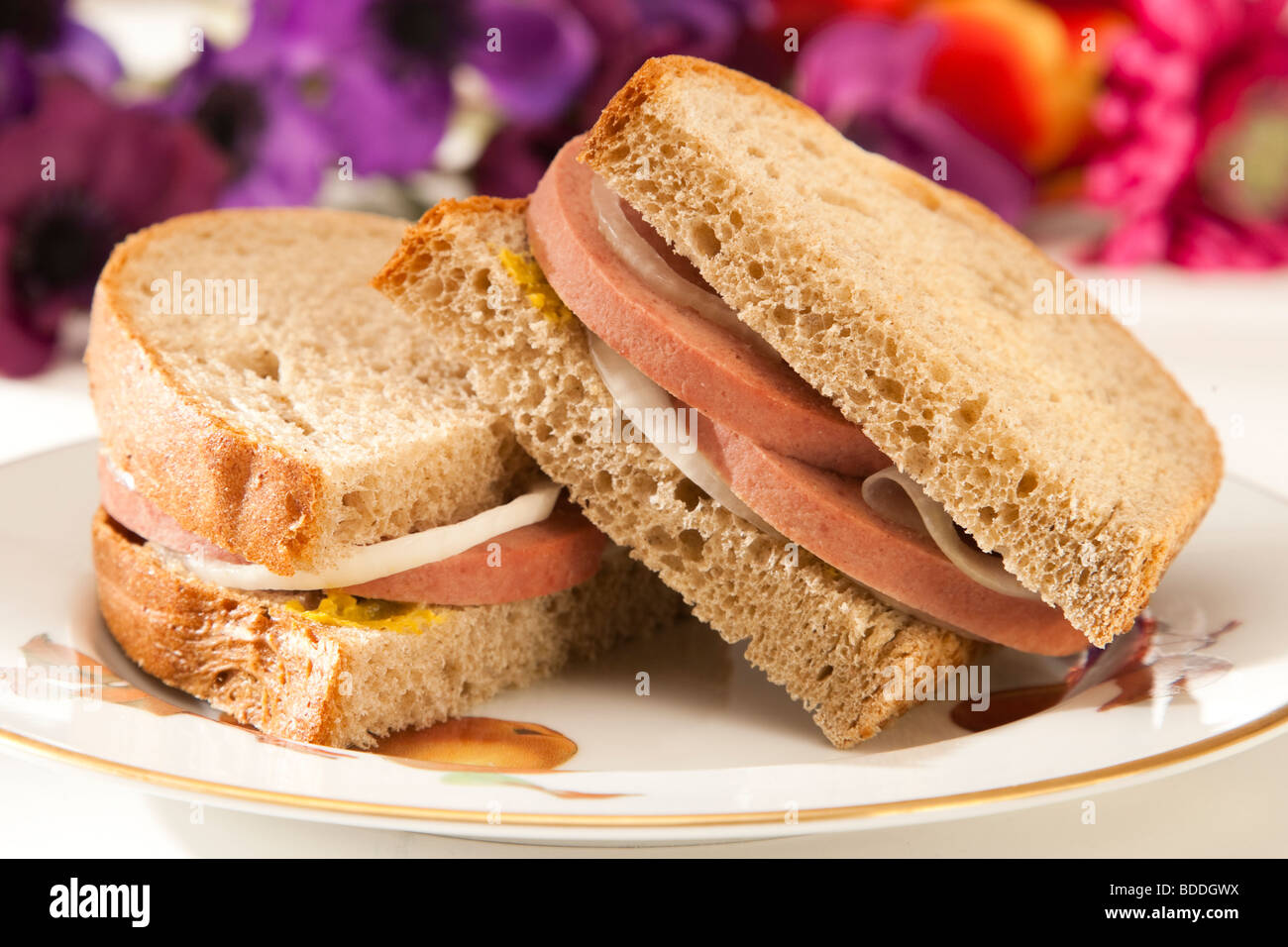 Liverwurst bread hi-res stock photography and images - Alamy