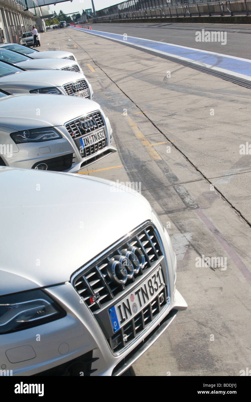 Audi S4 cars at Nuerburgring, Germany Stock Photo - Alamy