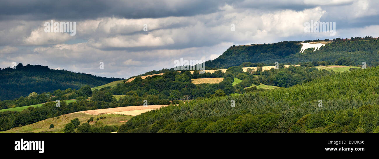 The White Horse, Kilburn, North York Moors National Park located on the ...