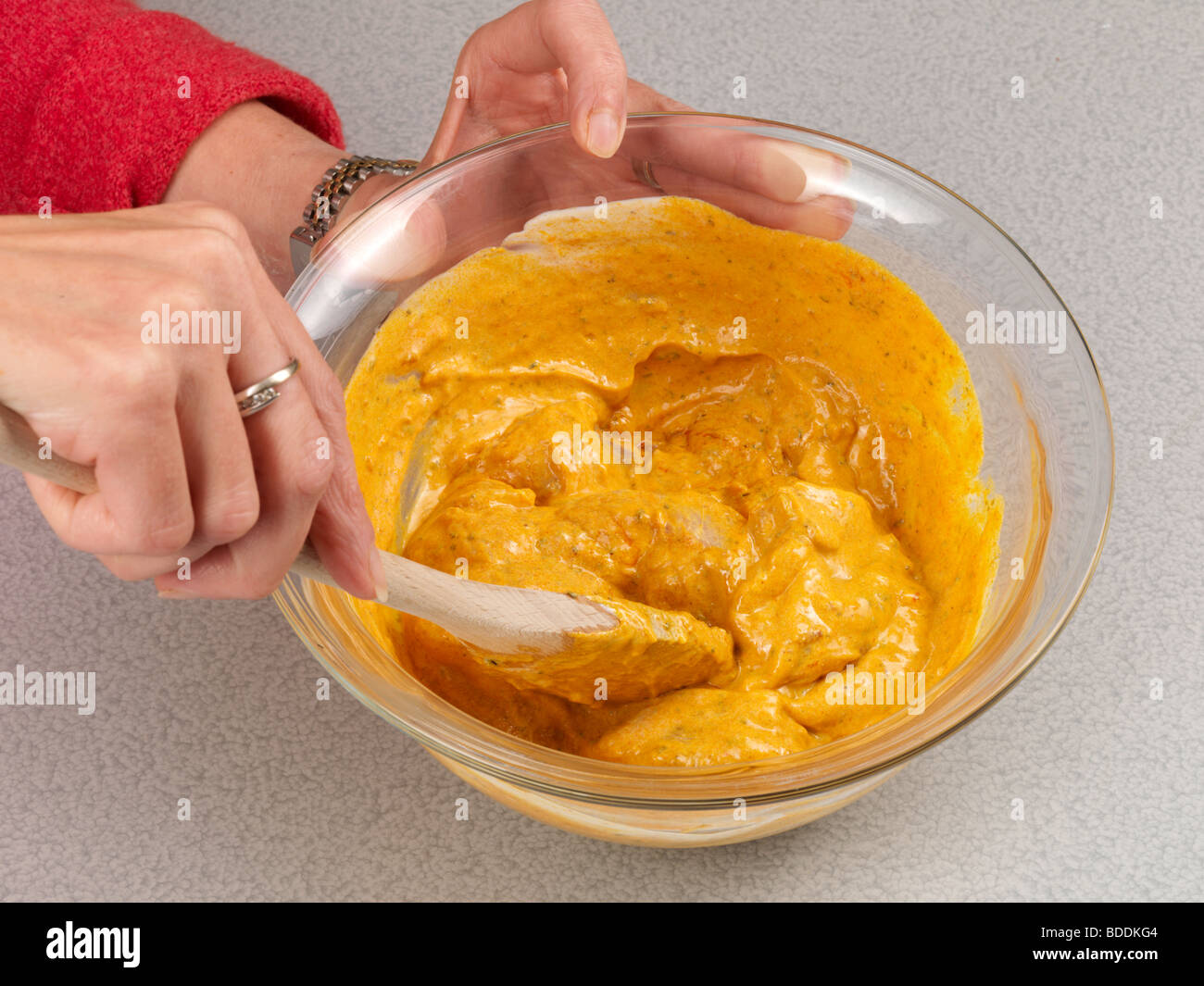Chicken mixing hi-res stock photography and images - Alamy