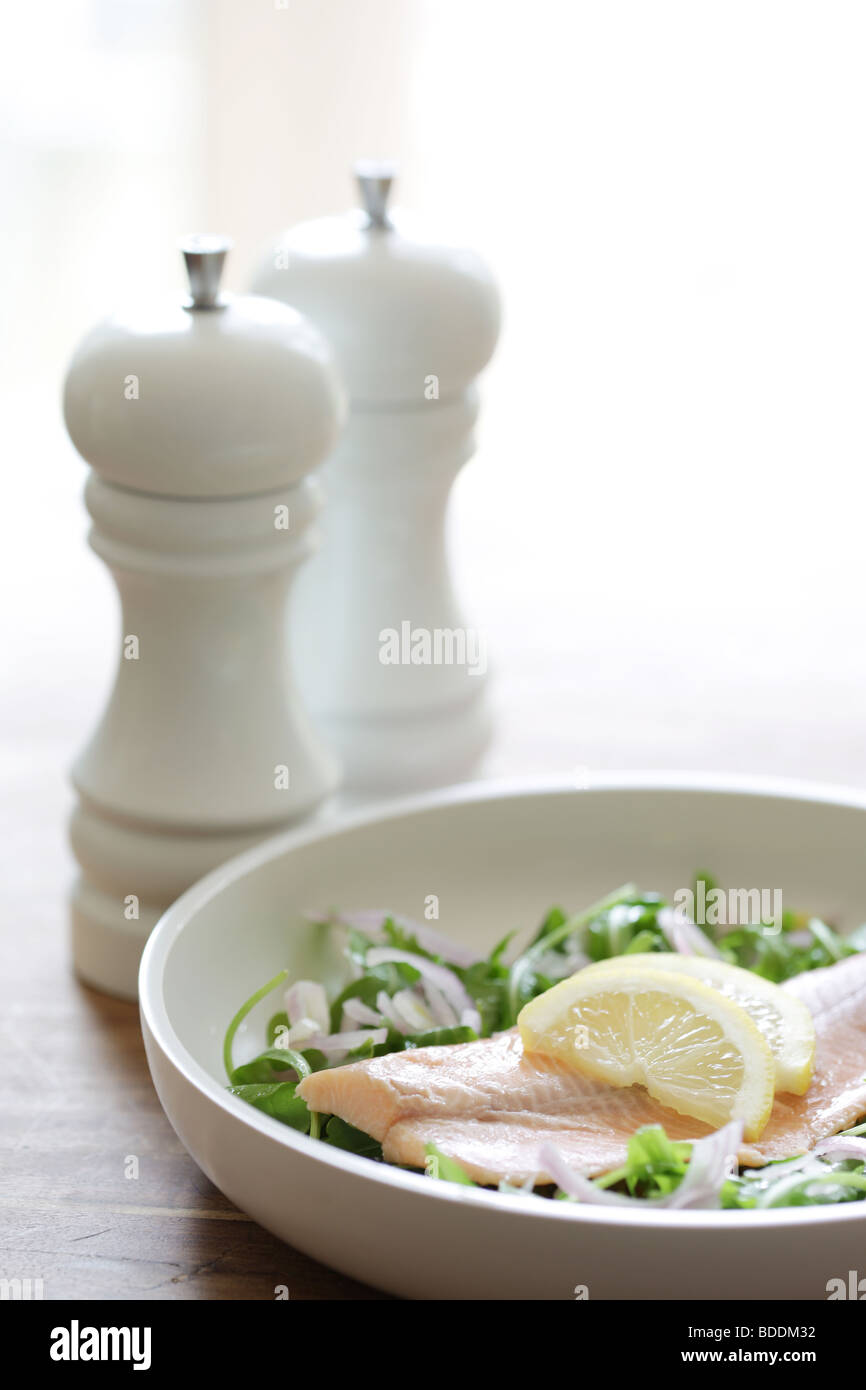 Smoked Trout Fillet Stock Photo - Alamy