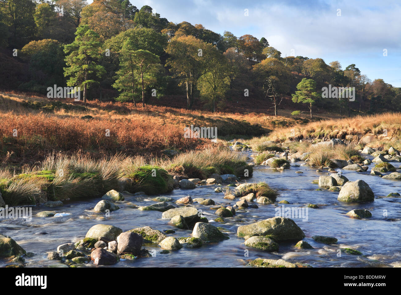 Liffey River at the Sally Gap . Wicklow Ireland Stock Photo - Alamy