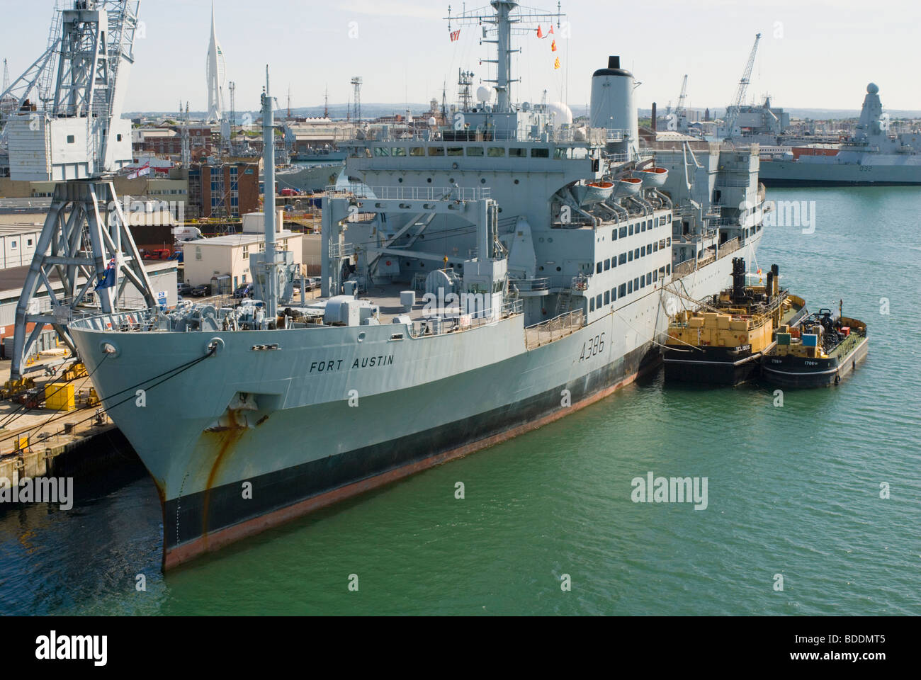 A386 Fort Austin, Portsmouth Stock Photo - Alamy