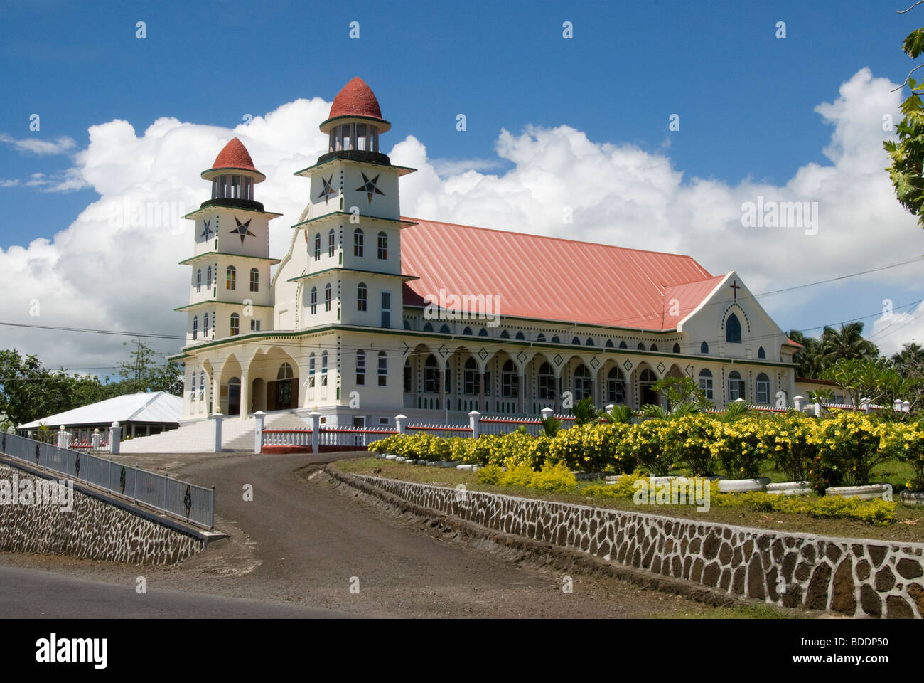 Church, Savai'i, Western Samoa Stock Photo - Alamy