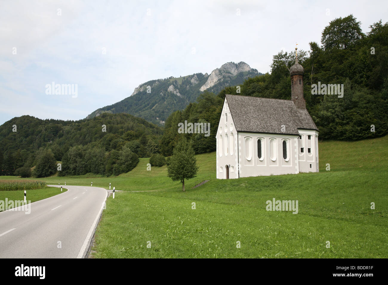 small alpine chapel, upper Bavaria, Germany Stock Photo - Alamy