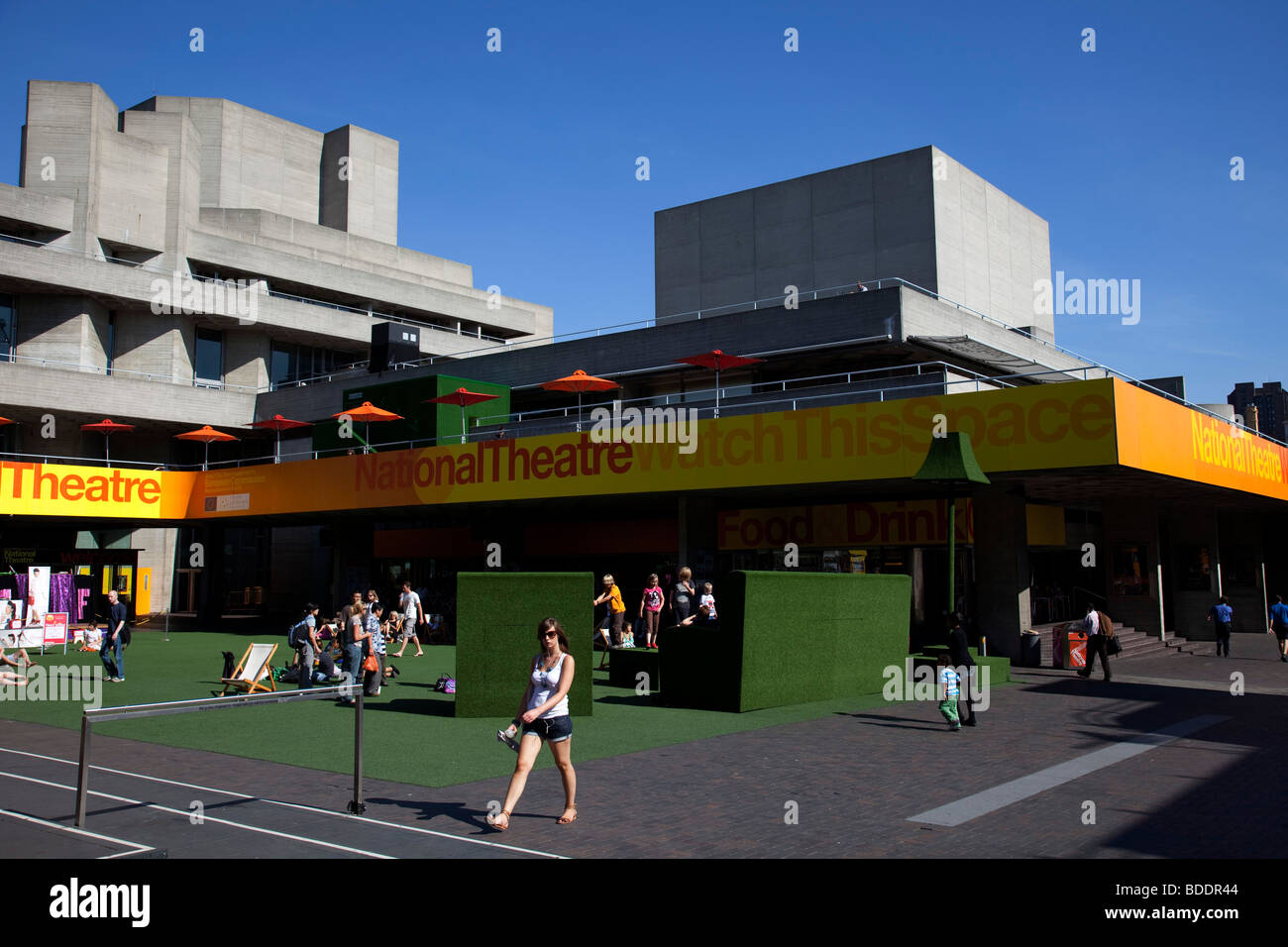 The National Theatre, part of Southbank Arts complex. London Stock ...