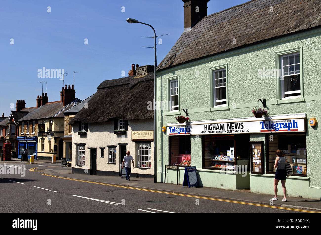 Market Square, Higham Ferrers, Northamptonshire, England, UK Stock ...