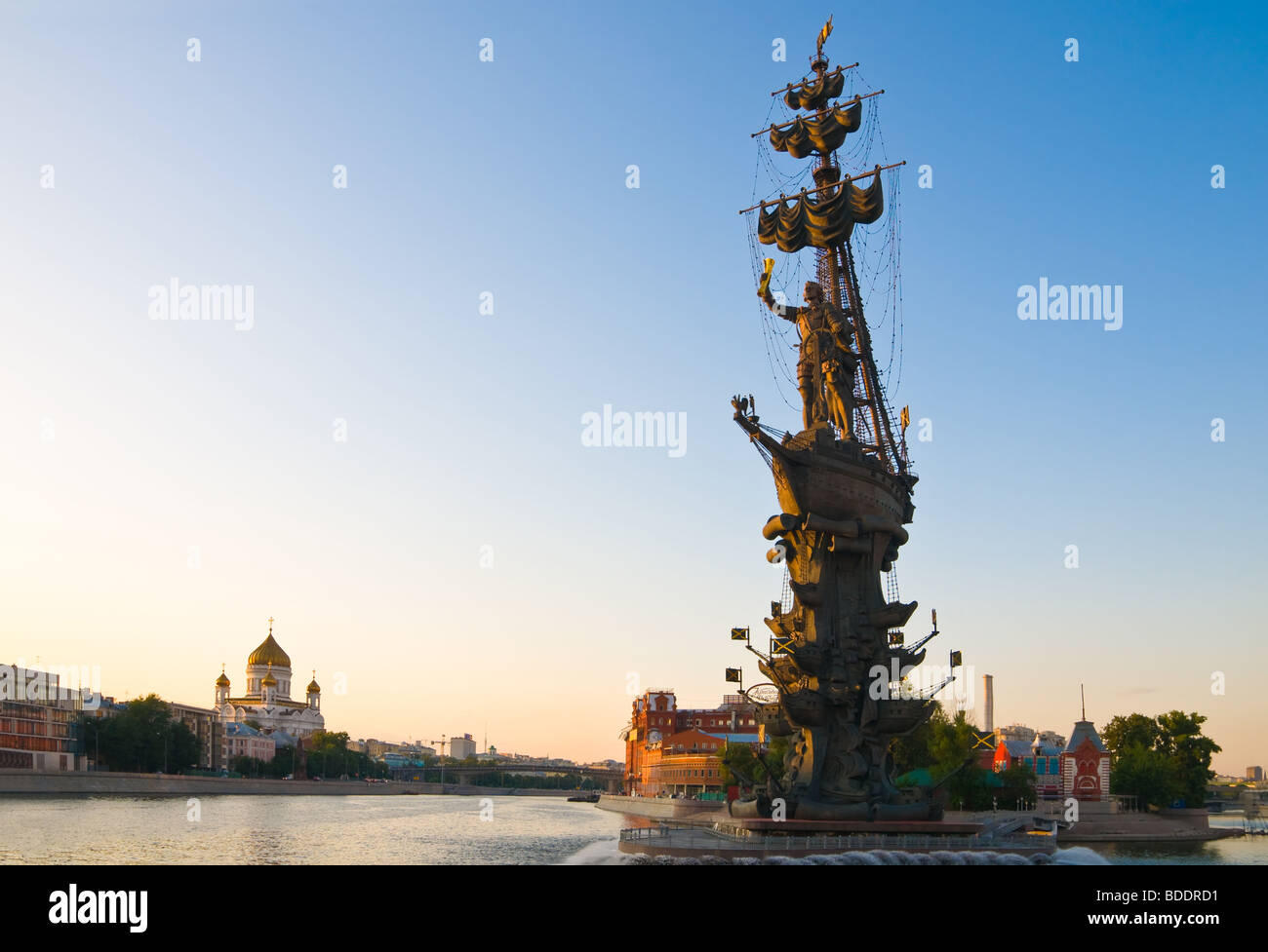 Peter the Great statue in Moscow Stock Photo - Alamy