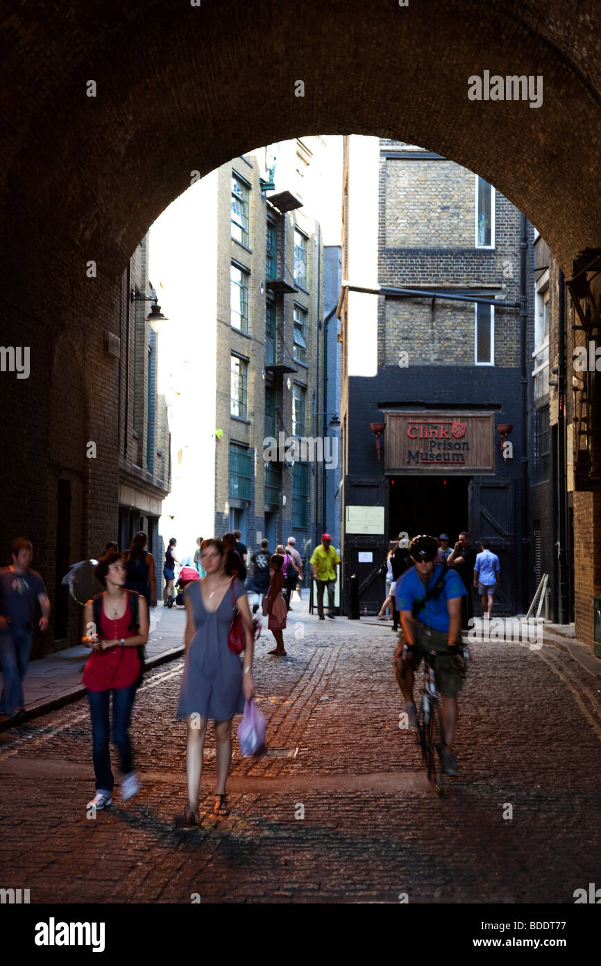 The Clink Prison Museum on Clink Street, Bankside, London. The Clink ...