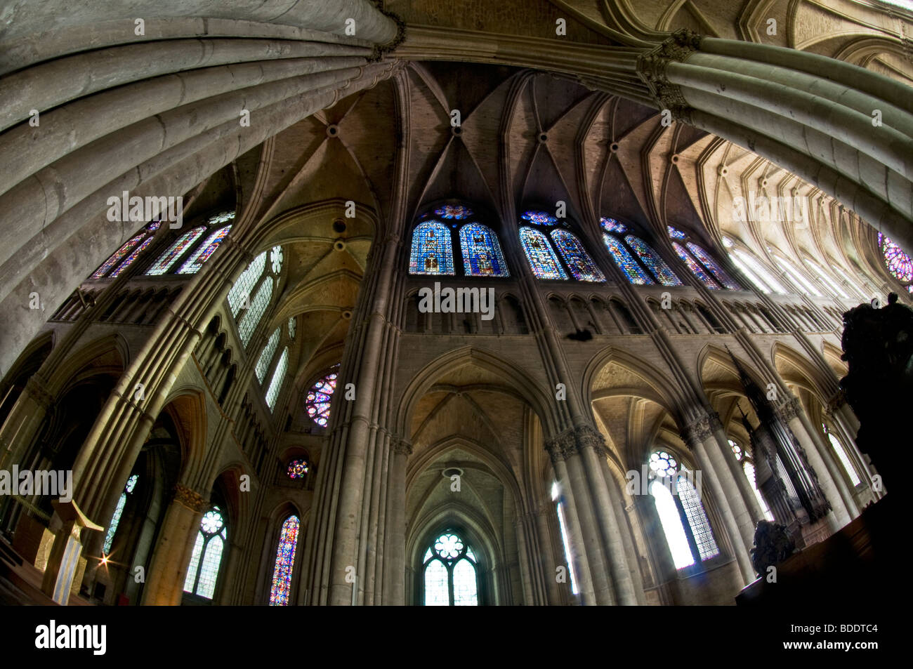 Interior of the Cathedral of Reims, France Stock Photo - Alamy