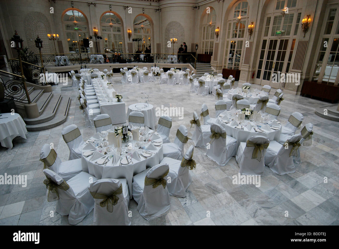 Wedding reception in a hotel Stock Photo - Alamy