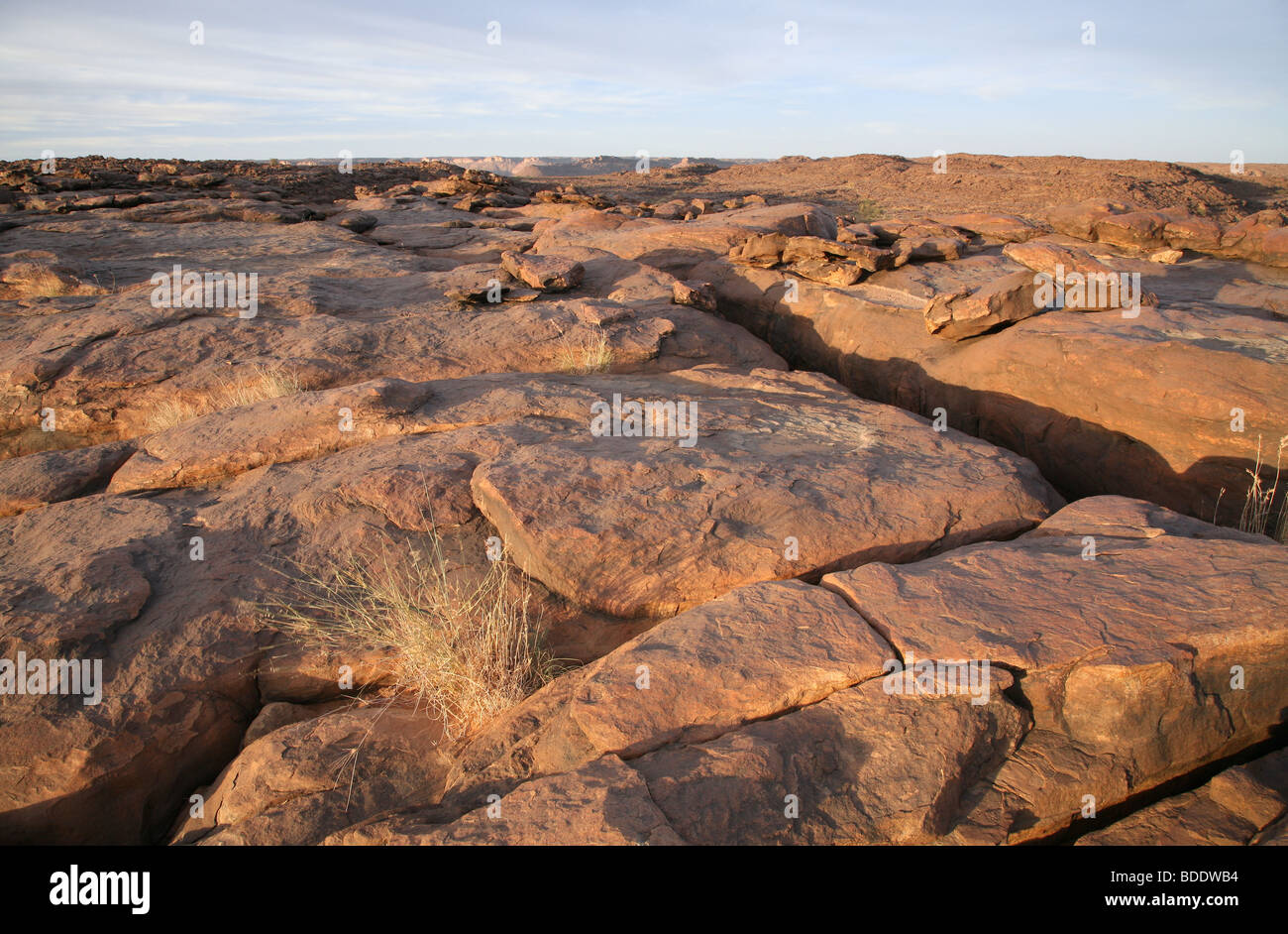 The Adrar Mountains, near Terjit oasis, in the Sahara Desert of eastern ...