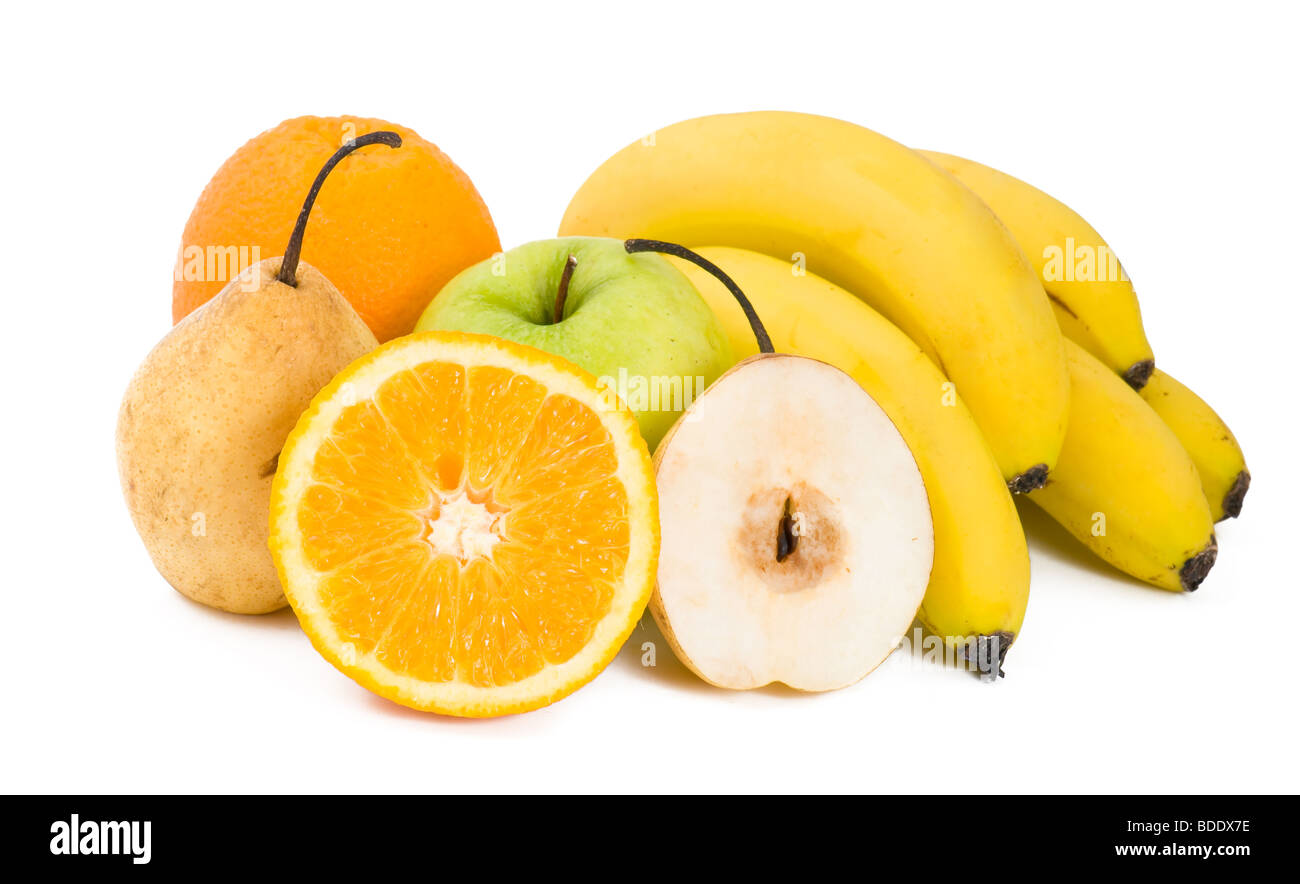 Fruits food group still life Cut Out Stock Images & Pictures - Alamy