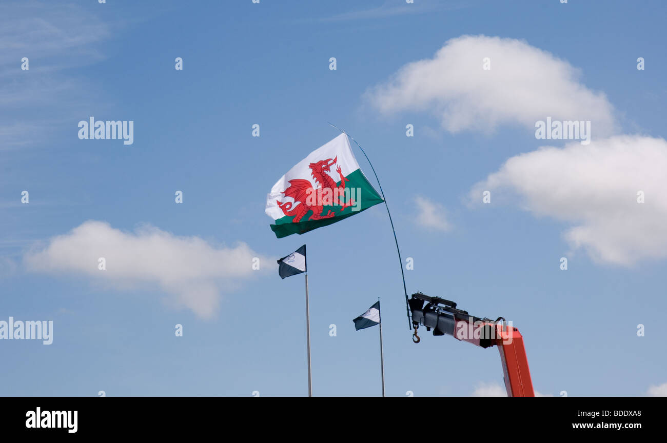 Welsh national Flag Stock Photo - Alamy