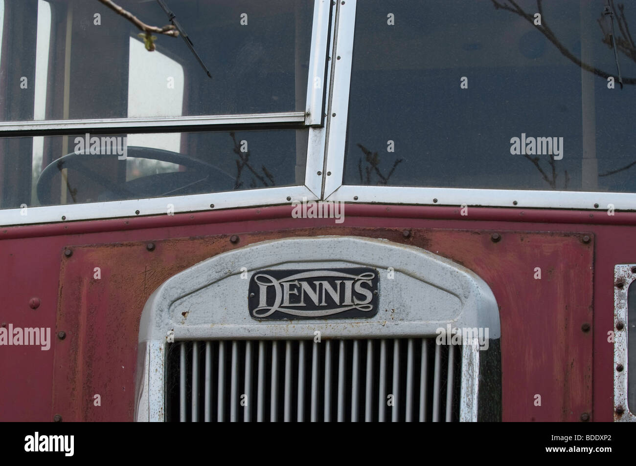 Vintage Dennis fire engine motif EDITORIAL USE ONLY Stock Photo - Alamy