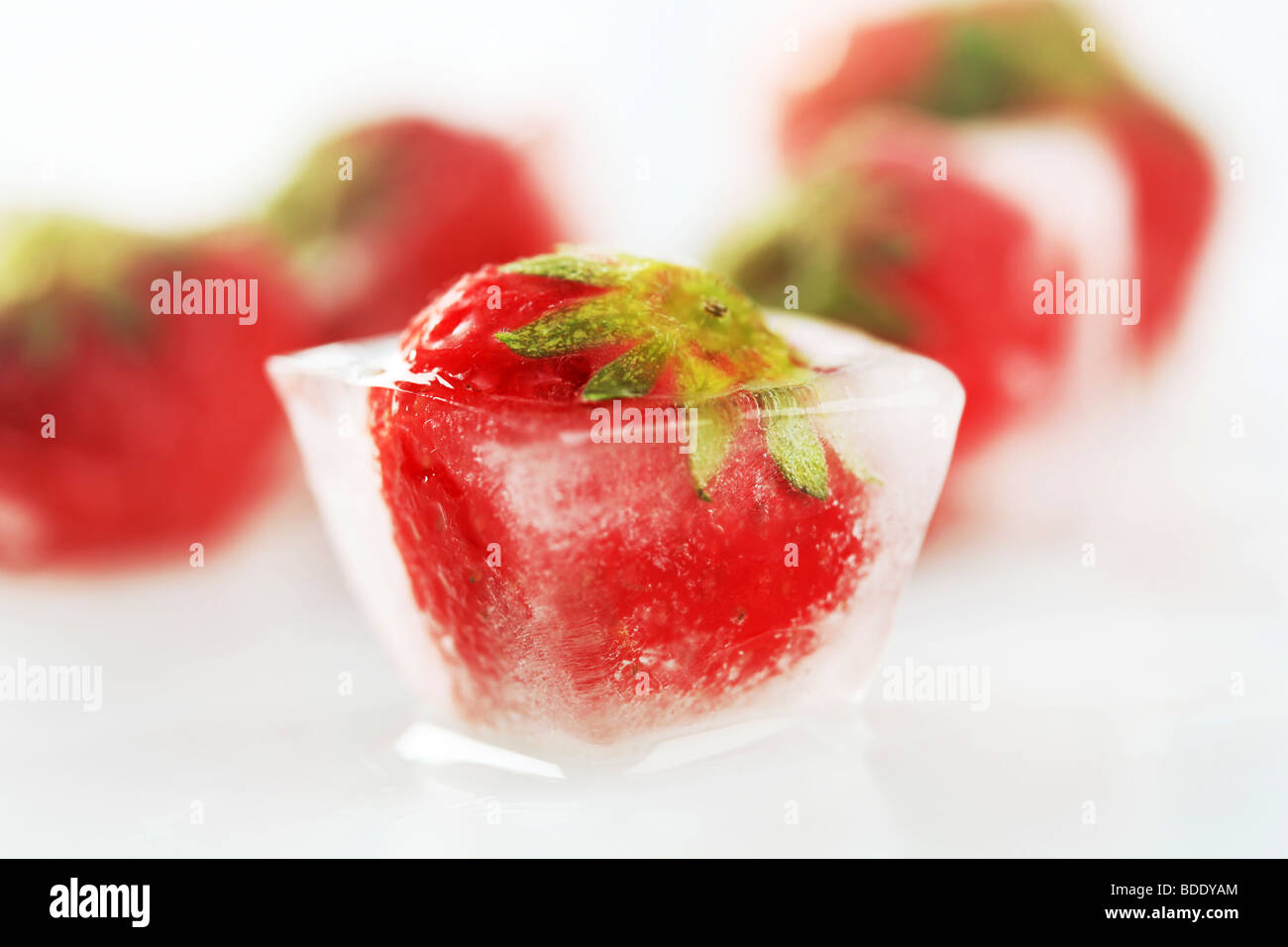 Strawberry ice cube hi-res stock photography and images - Alamy