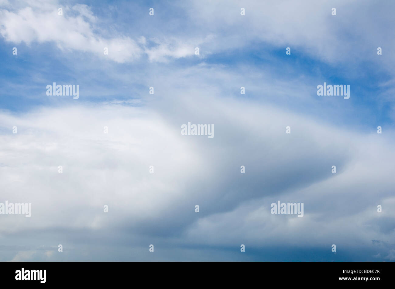 A vertical funnel, cone shaped, cloud forming over the sea at Dunwich ...