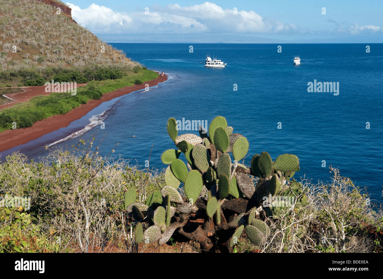 Red sand beach, rabida island hi-res stock photography and images - Alamy